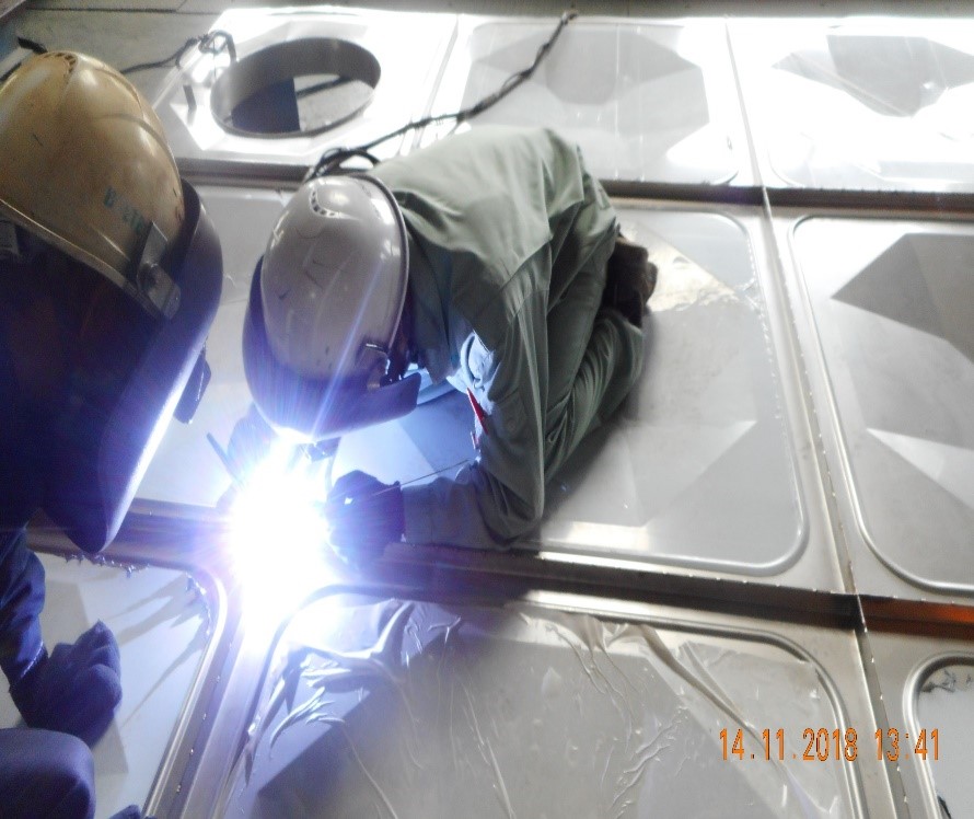 Welding a 1.5 mm sheet is a real challenge, perfection comes with ...