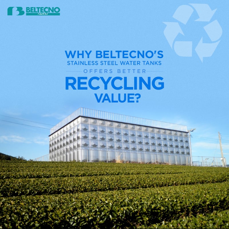 Water storage in Stainless steel, An eco friendly method of water storage!